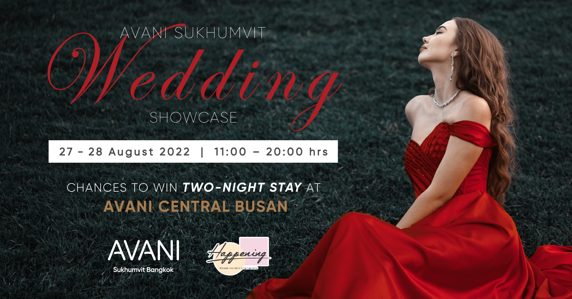 ลุ้นรับห้องพักมูลค่า 20,000 บาท 2 คืนที่เกาหลี สำหรับคู่รักที่จองงานแต่งงาน @ Avani Sukhumvit ...